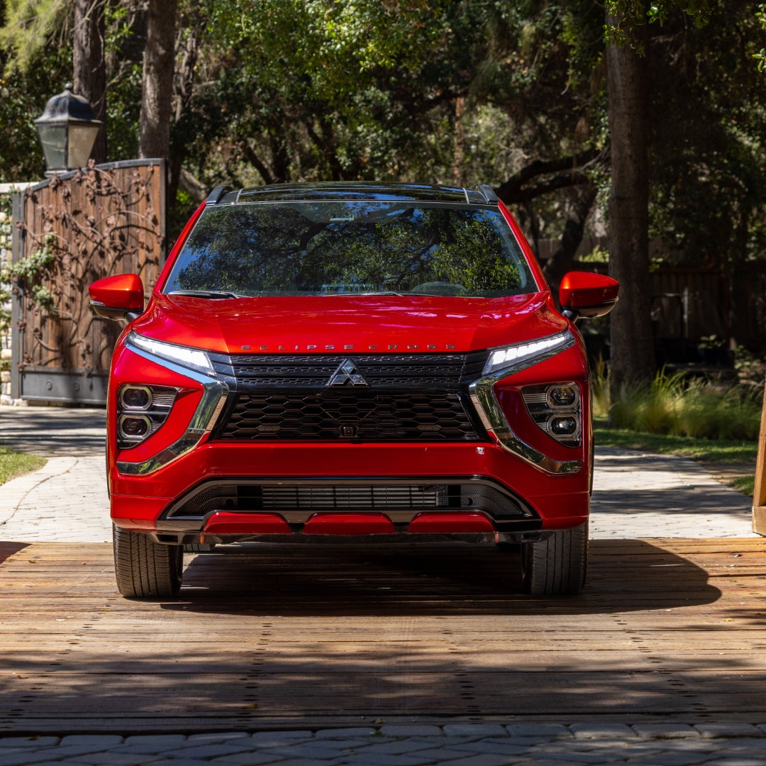 Red And Blue Mitsubishi Eclipse